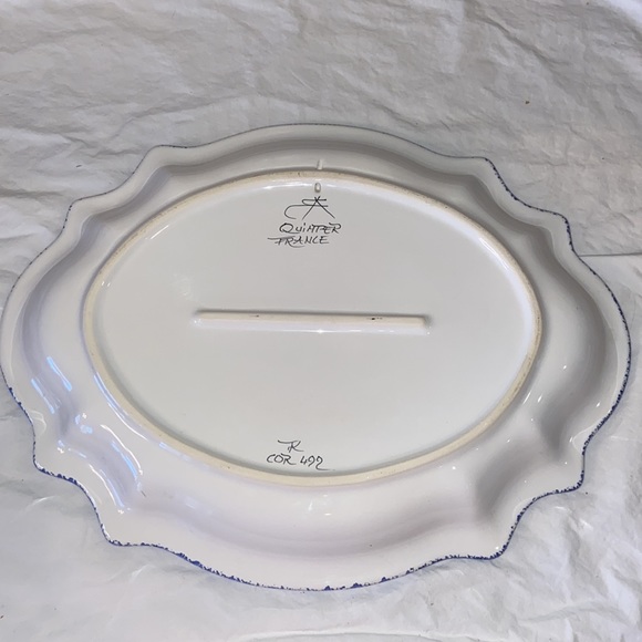 HB HENRIOT QUIMPER FRANCE FISH PLATE | Dining | Vintage Hb Henriot ...